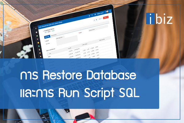 ขั้นตอนที่ 2 การ Restore Database และการ Run Script Sql All Version Microsoft Sql Server